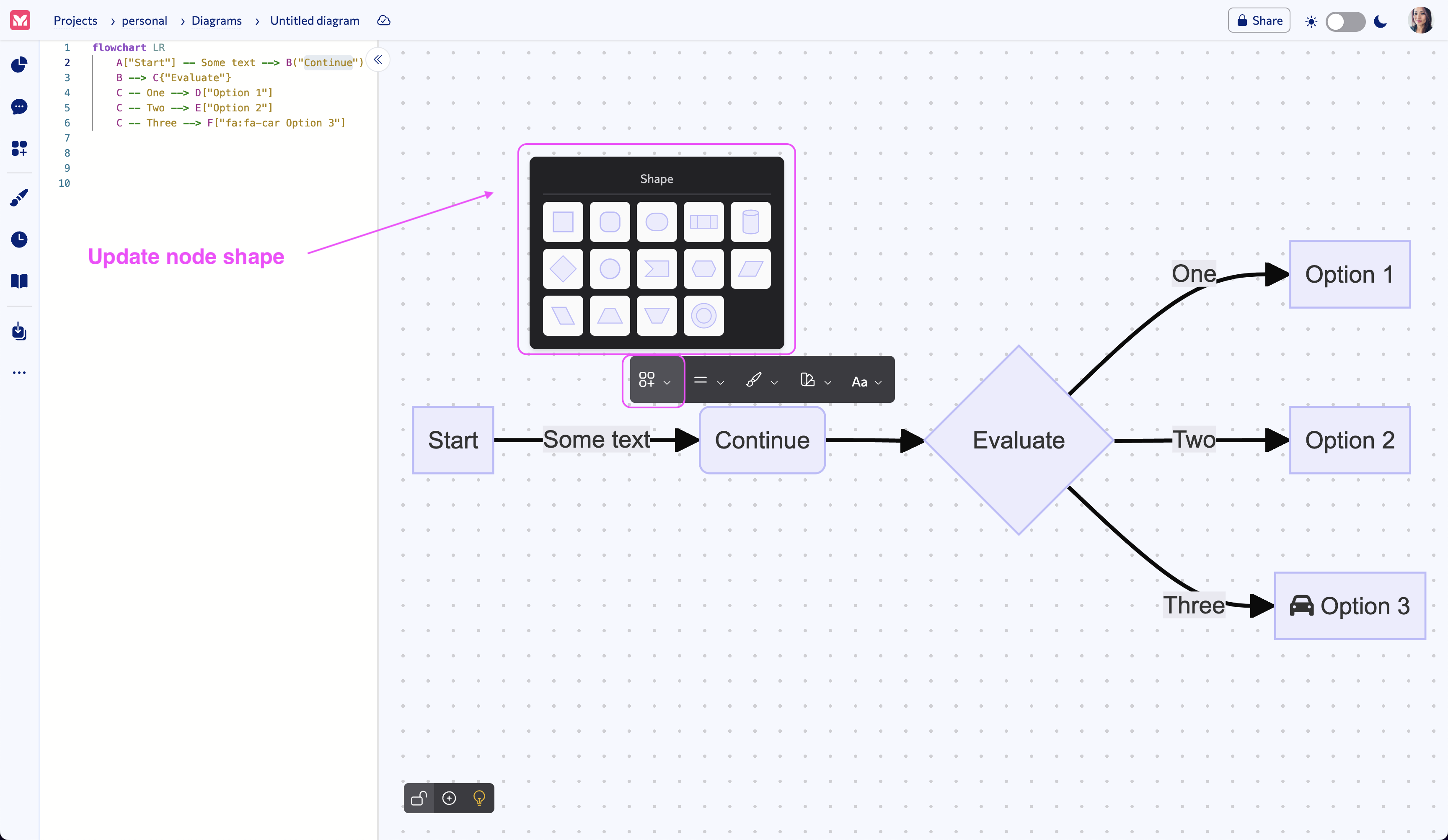Mermaid Chart - Create complex, visual diagrams with text. A smarter way of creating diagrams.